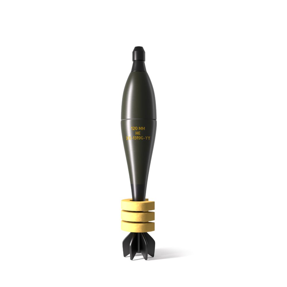 Mortar ammunition 120 mm for self-propelled mortar system - STV GROUP